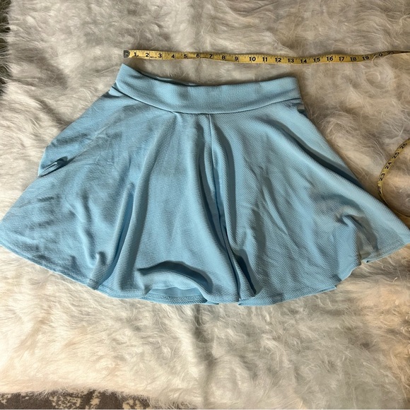 Urban Coco | Skirts | Baby Blue Skater Skirt | Poshmark